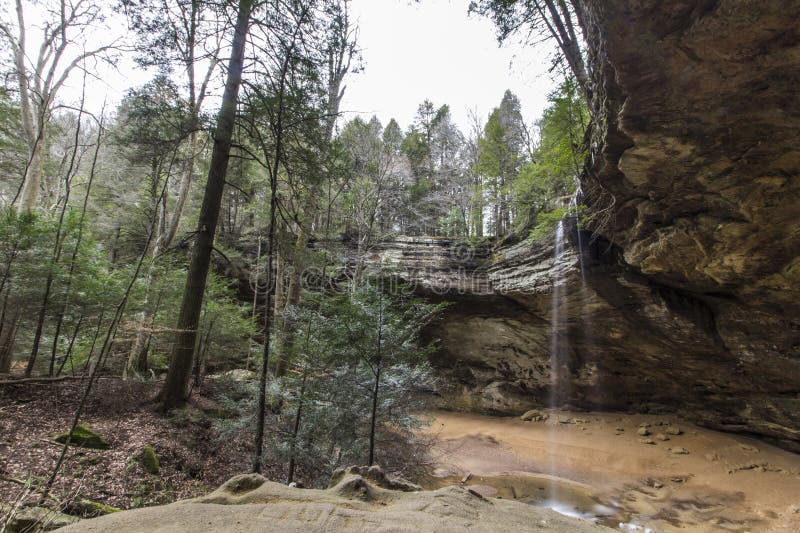 Ash Cave, Hocking Hills State Park, Ohio Stock Image - Image of park ...