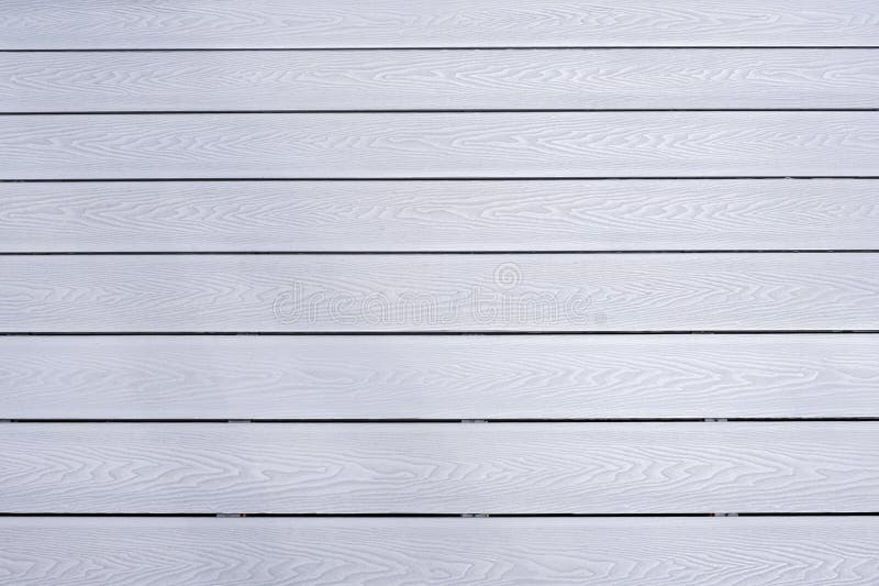 Ash Grey Composite Decking on a Rainy Wet Day Showing the Full Grain of ...