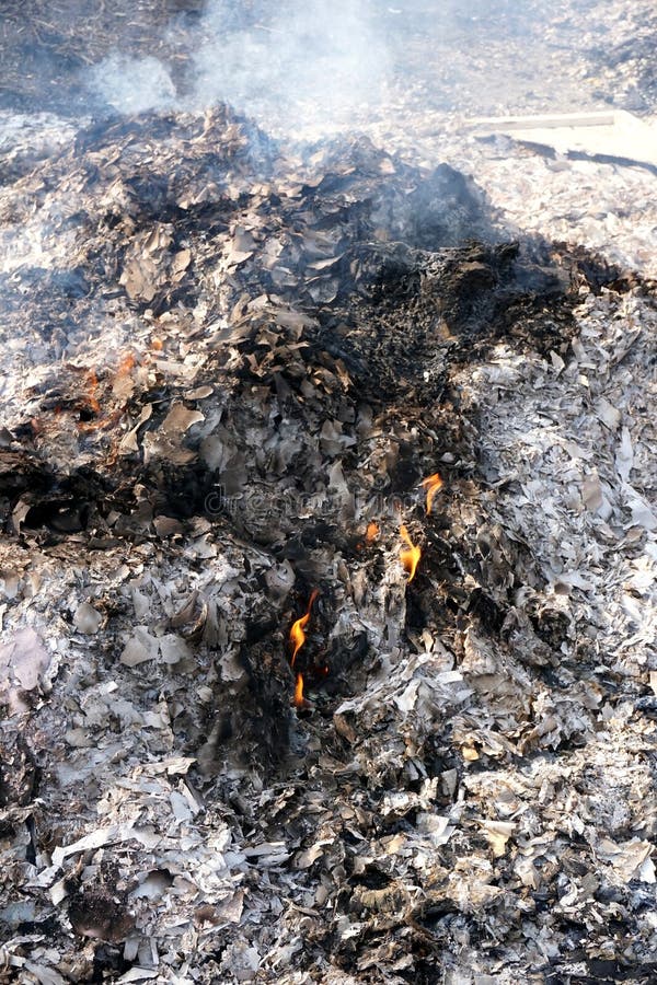 Ash on the ground stock image. Image of bonfire, dust - 114674809