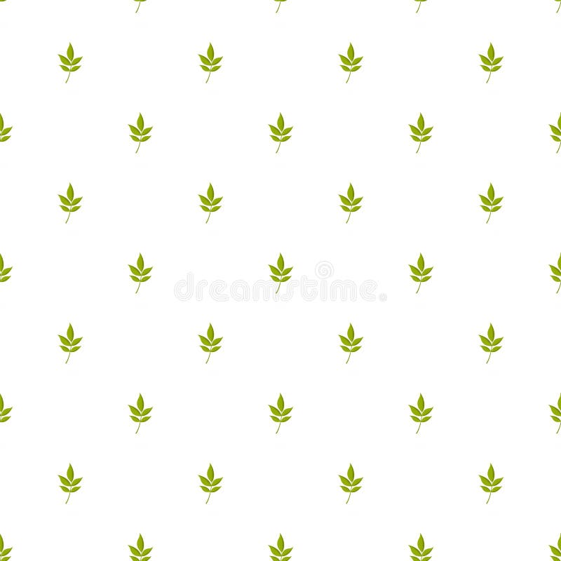 Ash leaf pattern seamless stock illustration. Illustration of ...