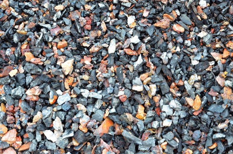 The Ash is Mixed with Coal As a Background. Stock Image - Image of ...