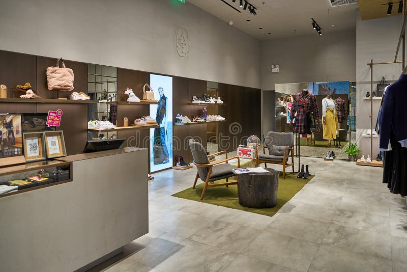 ASH store in Shenzhen editorial stock photo. Image of clothes - 294483628
