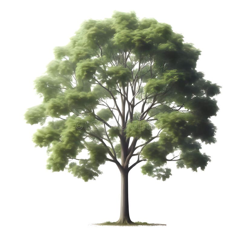 Ash tree plant botanical stock illustration. Illustration of branch ...