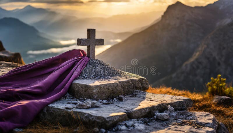 Ash Wednesday Concept. stock illustration. Illustration of wednesday ...