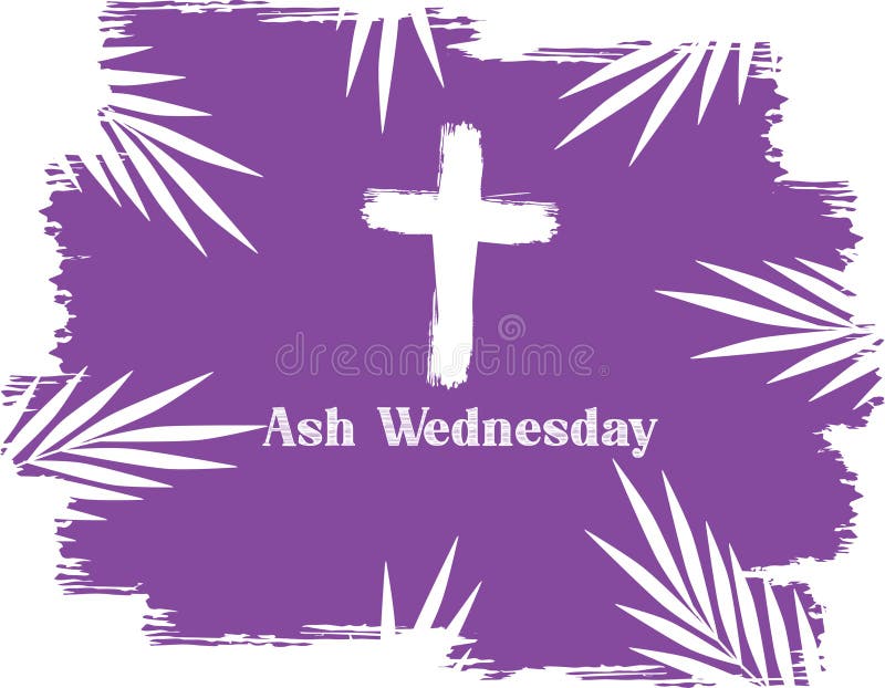 Ash Wednesday poster, stock vector. Illustration of forgiveness - 278324357