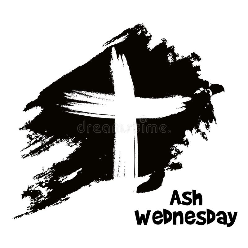 Ash Wednesday. stock illustration. Illustration of kids - 109333716