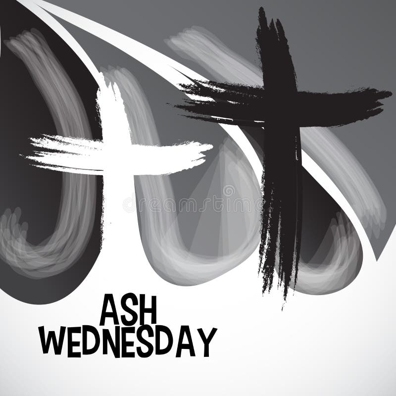 Ash Wednesday. stock illustration. Illustration of kids - 109333716