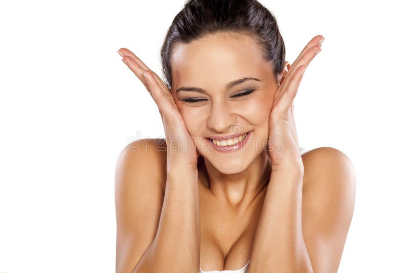 Ashamed and smiling stock photo. Image of close, cute - 68404234 Ashamed and smiling stock photo. Image of close, cute - 68404234
