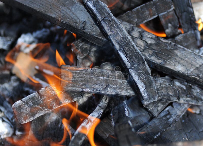Ashes stock image. Image of embers, incandescent, heat - 23153951