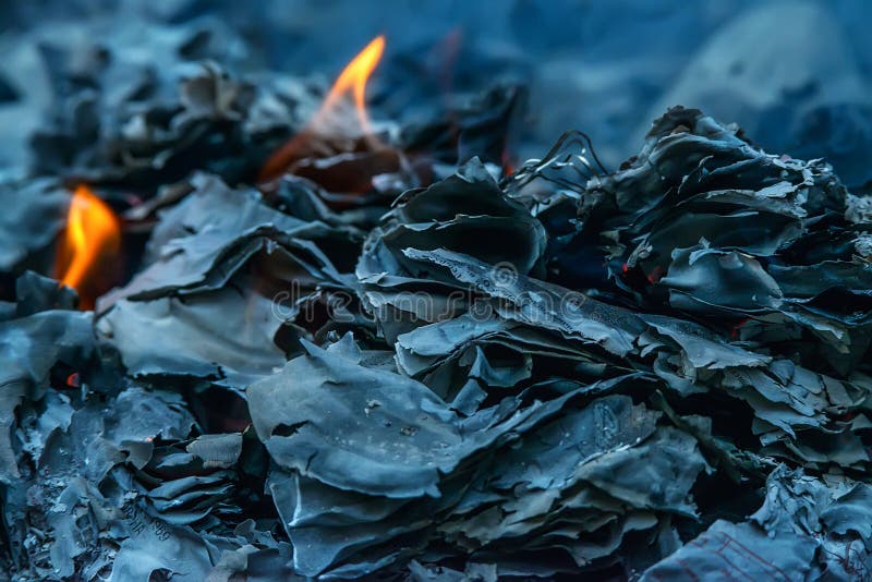 Ashes and ember stock photo. Image of burning, bonfire - 86092078