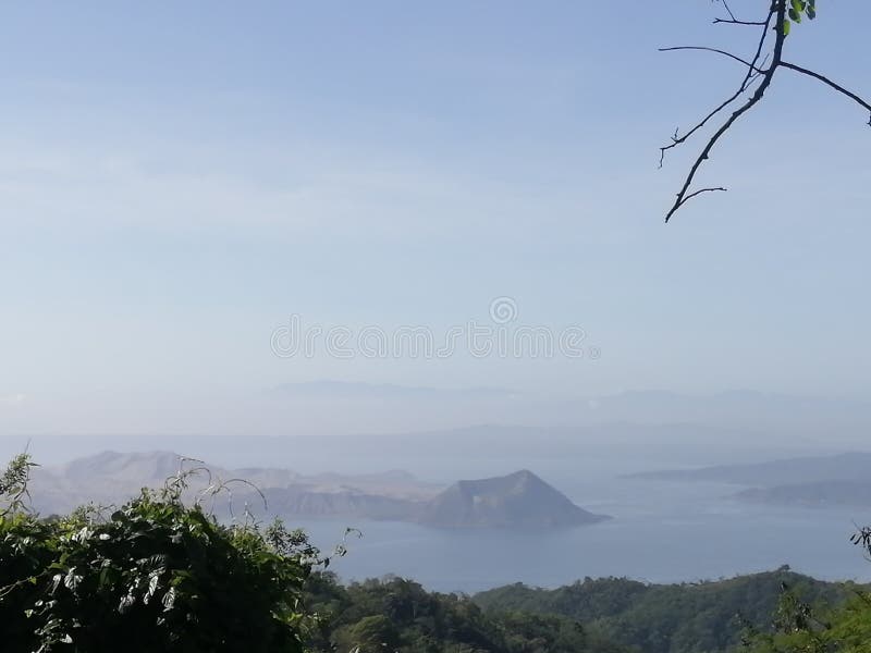 Ashfall View taal stock image. Image of tree, wind, plant - 185981349