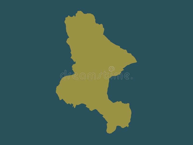 Ashfield District Map - England UK Stock Illustration - Illustration of ...