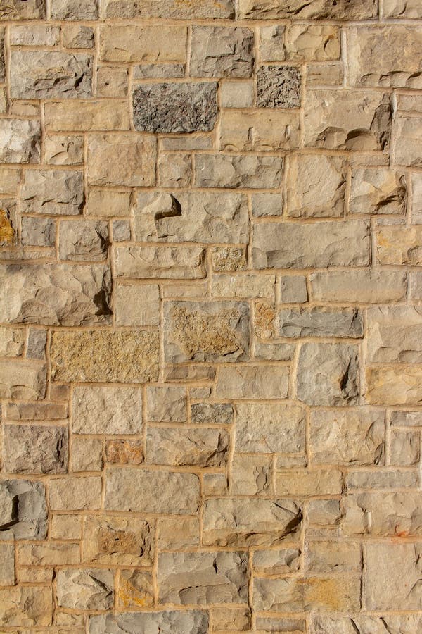 Ashlar Pattern Natural Limestone Block Wall Texture Background Stock ...