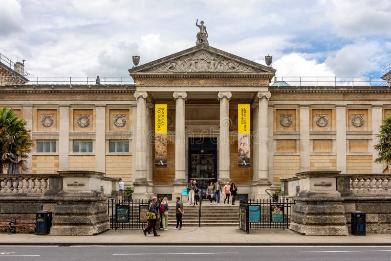 Ashmolean Museum of Arts and Archeology in Oxford, UK Editorial Stock ...