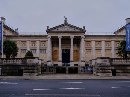 Ashmolean Museum Building Facade in Oxford Stock Image - Image of ...