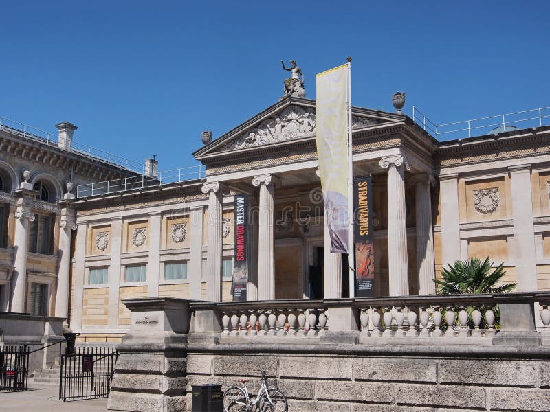 Ashmolean Museum Facade, Oxford Stock Image - Image of horizontal ...