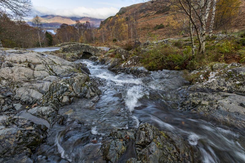 Ashness Bridge stock photo. Image of landmark, scenery - 170228510