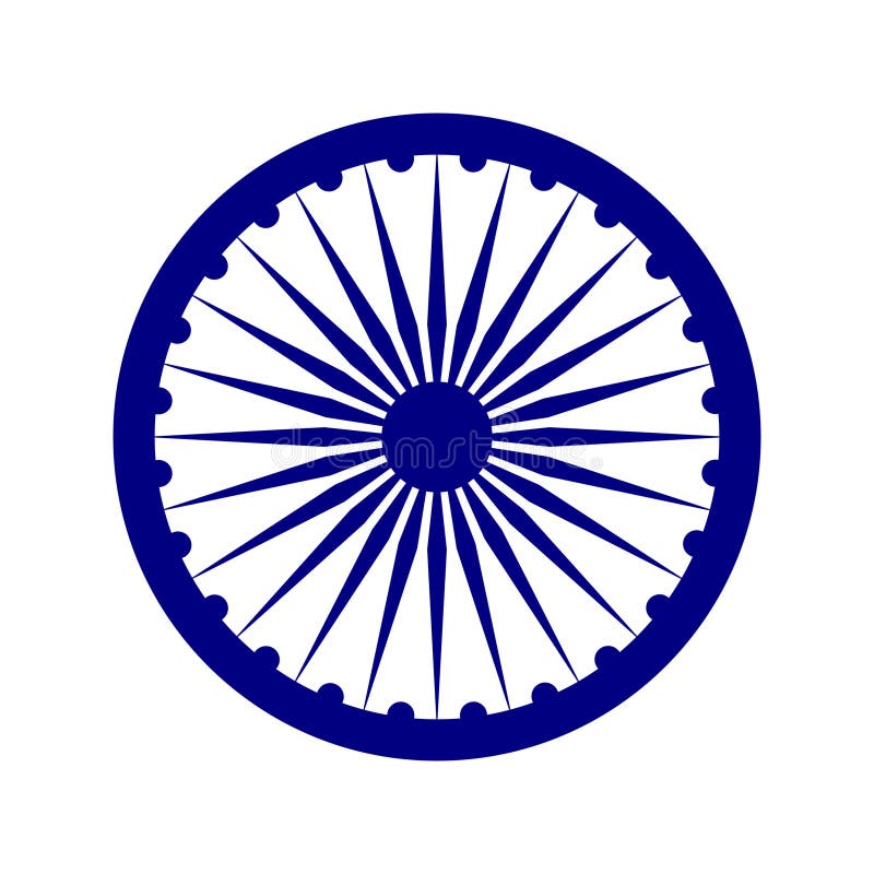 Ashoka Chakra Indian Symbol, Flag Code of India, Vector Design Element ...