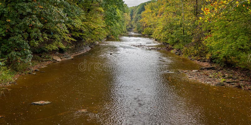 Ashtabula River Ashtabula County Ohio Stock Image - Image of natural ...