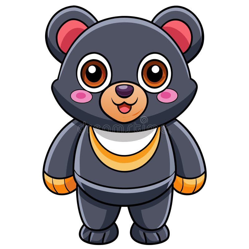 Ashy Mining Bee Play Vector Kawaii Stock Vector - Illustration of ...