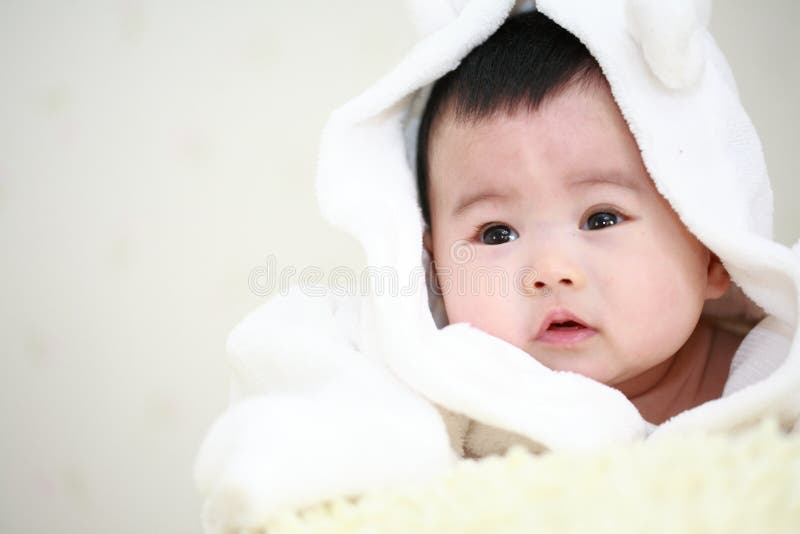Asia baby stock image. Image of smile, person, asian - 12448045