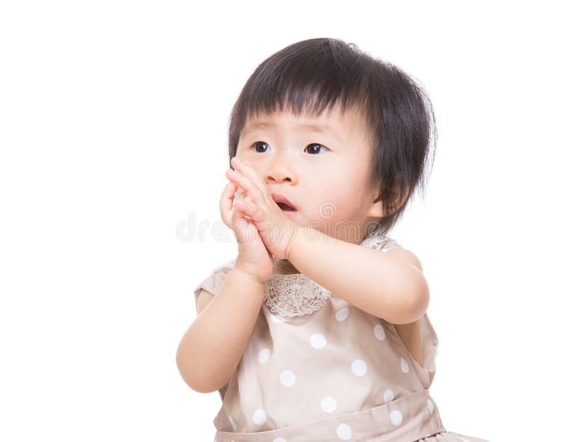 Asia Baby Girl Clapping Hand Stock Photo - Image of hand, sweet: 40685372