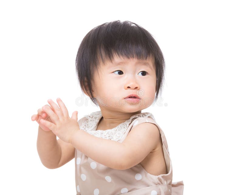 Asian Baby Girl Clapping Hand Stock Photos - Free & Royalty-Free Stock ...