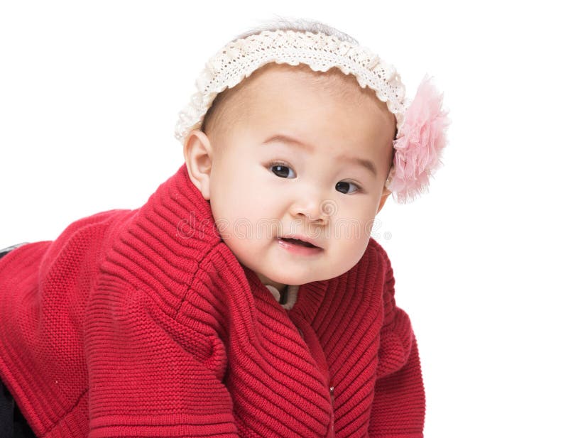 Asia baby girl stock photo. Image of female, chinese - 39483206