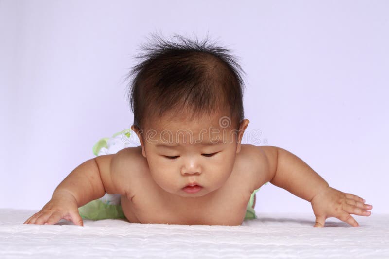 Asia baby will fly stock image. Image of mother, asian - 15544327