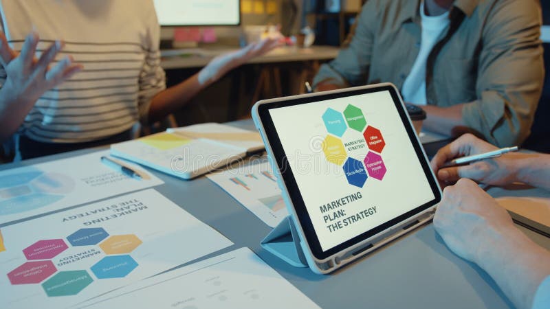 Asia Businesspeople Meeting Plan Analysis Statistics Brainstorm and ...