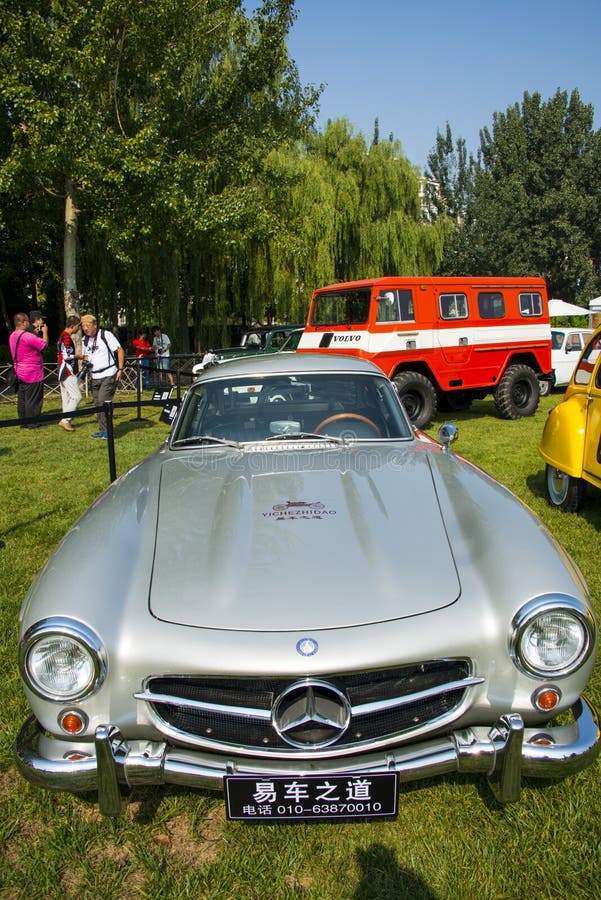 Asia China Beijing Classic Car Showbenz 300sl Cars Editorial Photography Image Of Outdoor