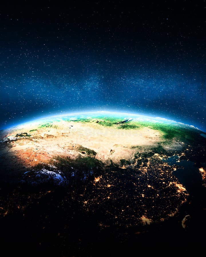 Asia, China map stock illustration. Illustration of planet - 274761076