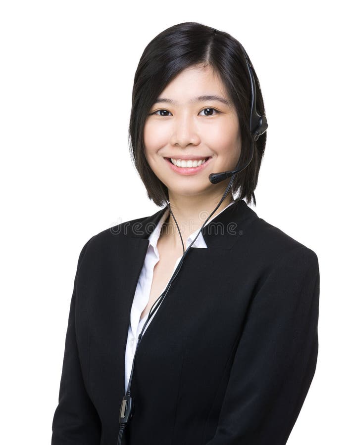 Asia customer service team stock photo. Image of microphone - 40941920