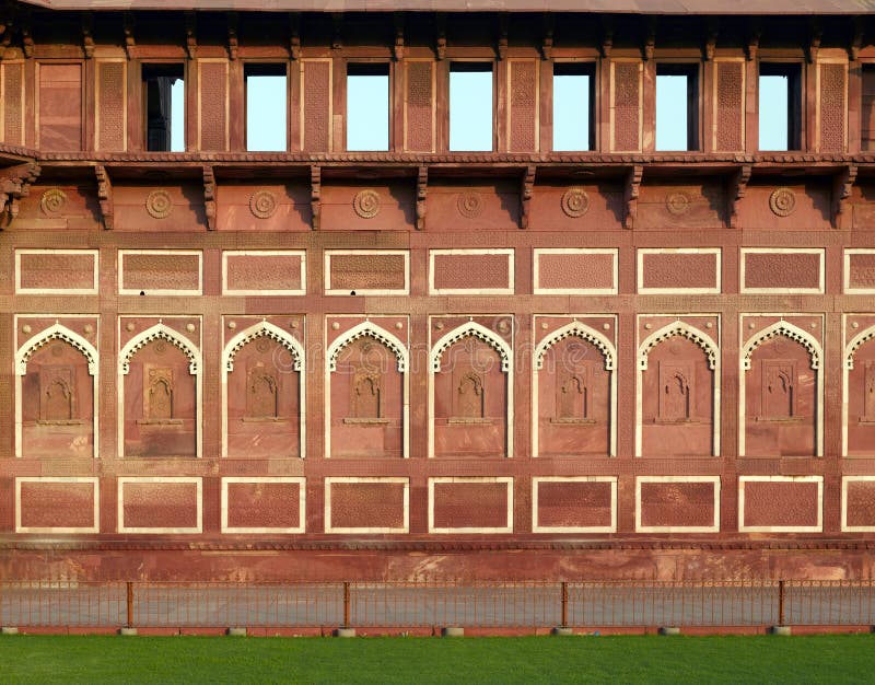 Asia India Agra red fort stock photo. Image of fortress - 18915210