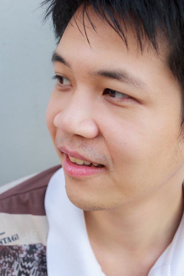Asia man stock photo. Image of closeup, young, portrait - 40538746