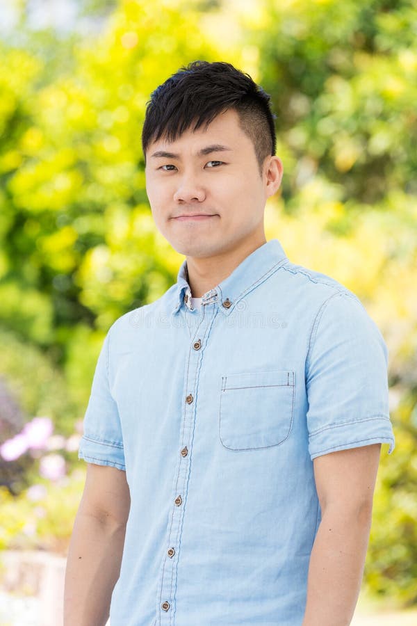 Asia man at outdoor stock photo. Image of outdoor, clever - 40941866