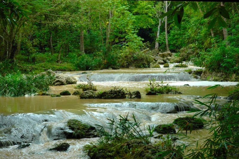 Asia, Philippines, Hagimit Falls Stock Image - Image of falls, island ...