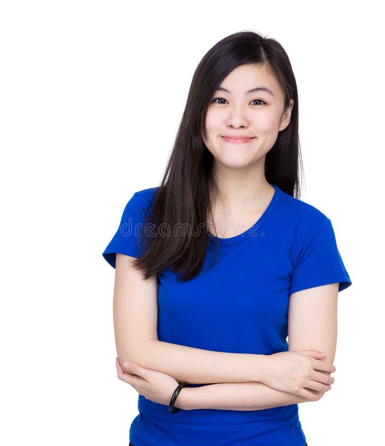 Asia woman portrait stock image. Image of chinese, white - 39385659