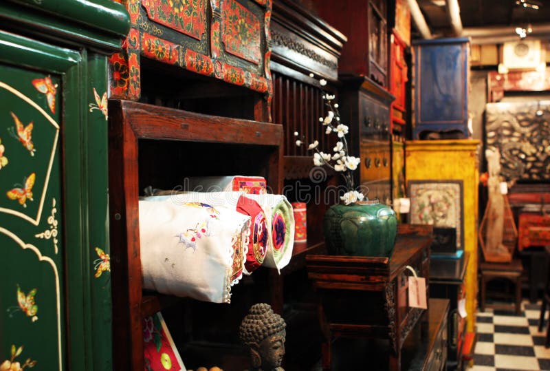 Chinese Furniture Collection Stock Image - Image of craft, decor: 4303297