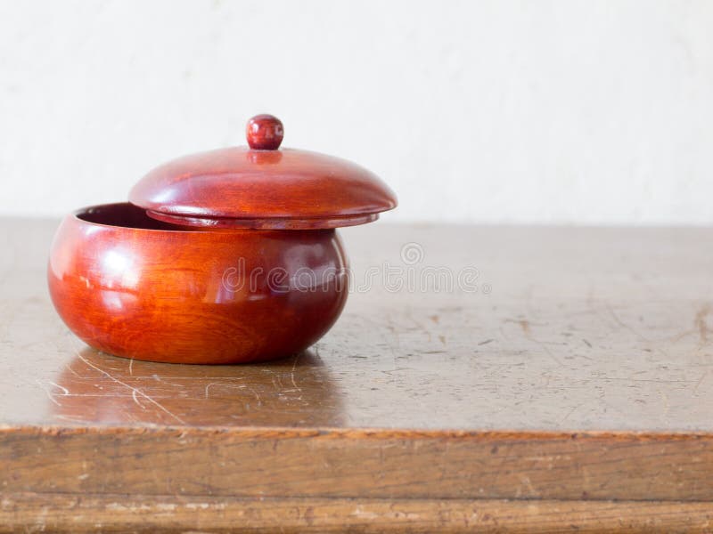 Asian Antique Wooden Container Stock Photo - Image of handmade, asian ...