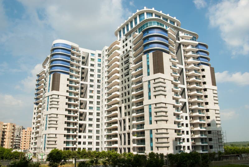 Apartment buildings stock image. Image of exterior, apartment - 885429