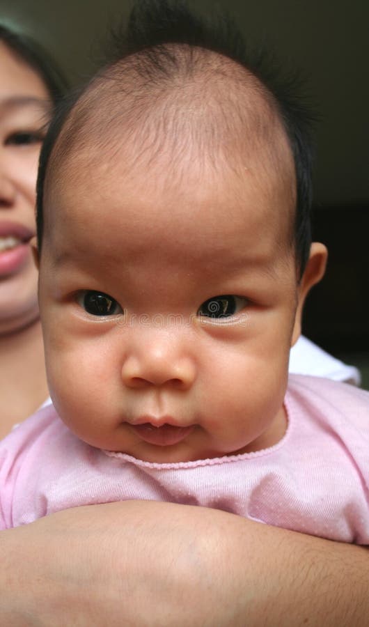 Asian baby stock image. Image of person, blanket, child - 730049
