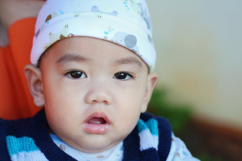 Asian baby stock image. Image of healthy, smile, childhood - 48099491