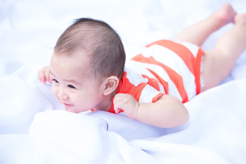 Asian baby stock photo. Image of blue, baby, asian, face - 65455894
