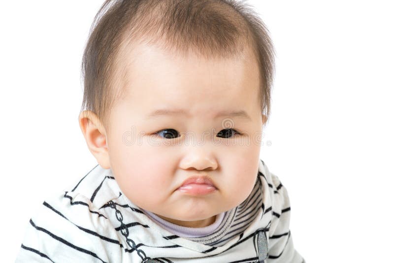 Asian baby pout lip stock photo. Image of angry, smooth - 36570220