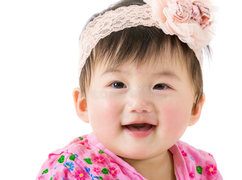 Asian baby smile stock photo. Image of smooth, little - 36569832