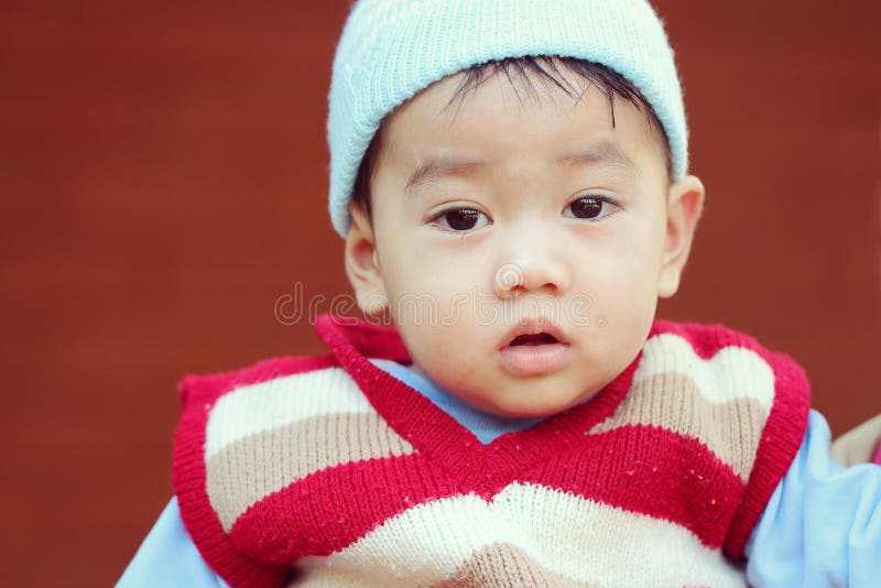 Asian baby stock image. Image of baby, innocence, look - 51325677