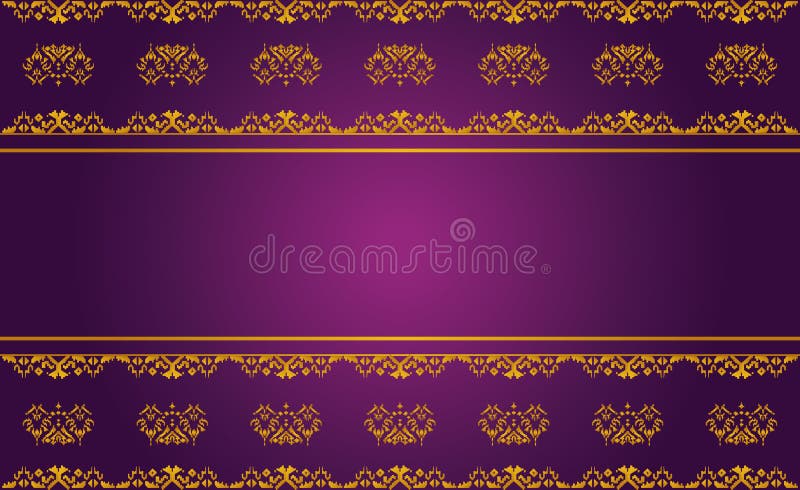 Asian Background, Thai Art Pattern Vector Template Stock Vector ...