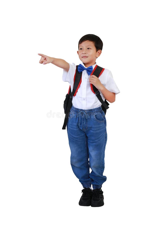 700 School Boy Pointing Backpack Stock Photos - Free & Royalty-Free ...