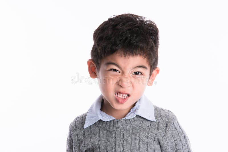 Asian Boy - Various Images of Isolation Stock Image - Image of ...